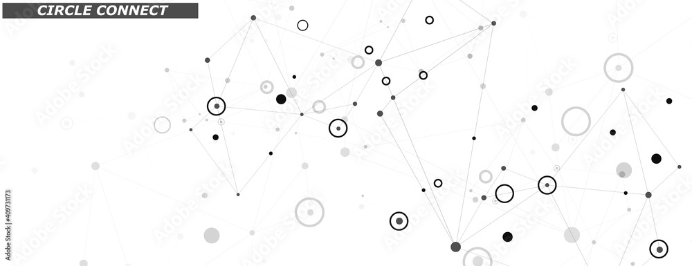 Abstract digital connection for concept design. World communication ...