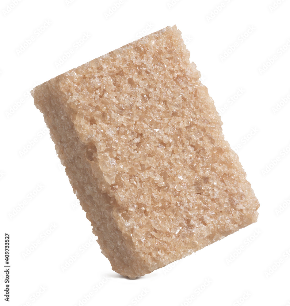 lump of brown sugar, isolated on white background Stock Photo | Adobe Stock