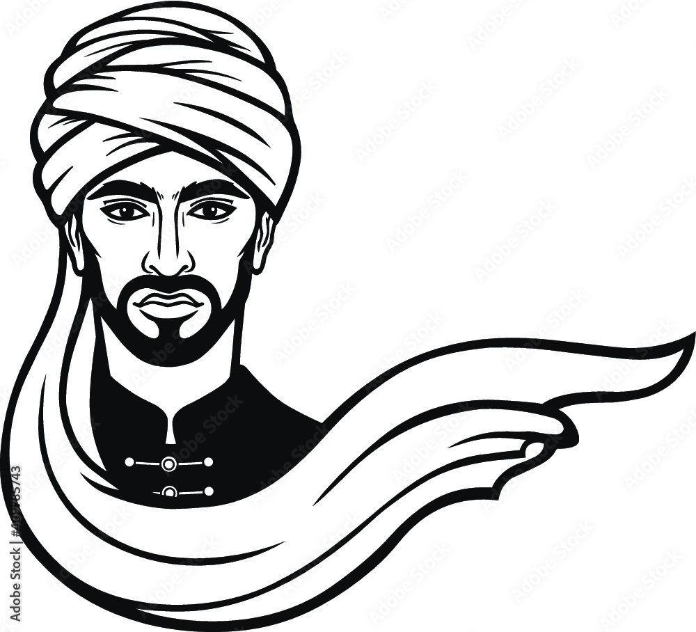 Turban Drawing