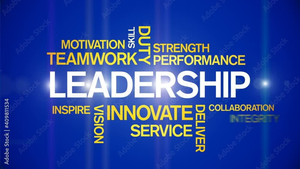 4k Leadership Animated Tag Word Cloud;Text Design Animation;Kinetic ...
