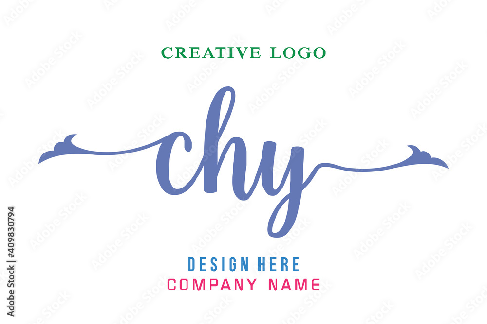 CHY lettering logo is simple, easy to understand and authoritative ...