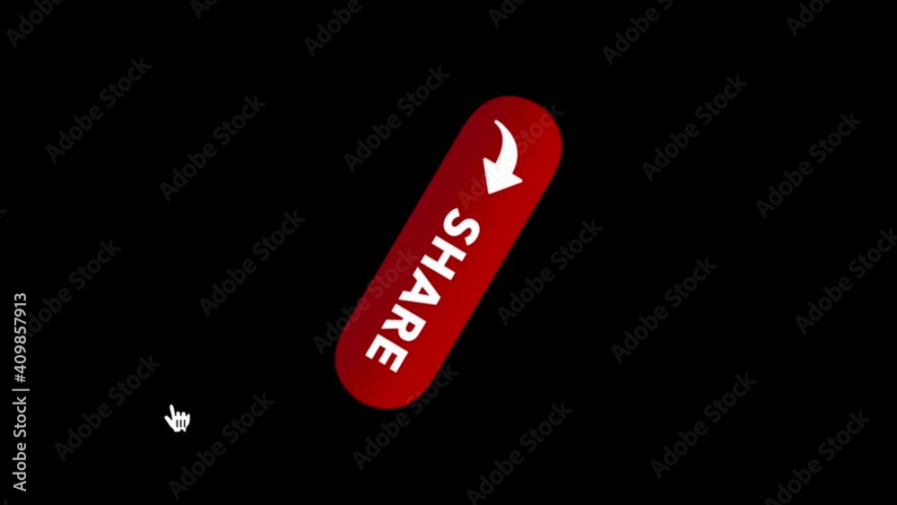Animation of a mouse cursor hitting Rounded animated Share icon ...