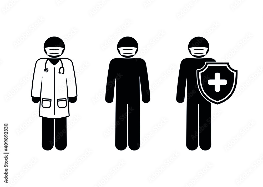 Stickman Stands, Stick Figure Illustration Doctor, Medical, 53% OFF