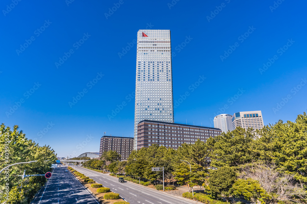Foto de Makuhari New City, Chiba Prefecture, Japan. Makuhari is a new ...