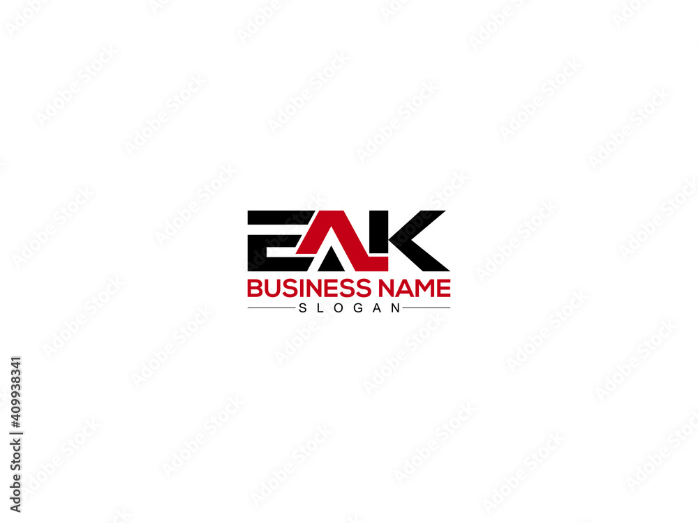 EAK Letter and templates design For Your Business Stock Vector | Adobe ...