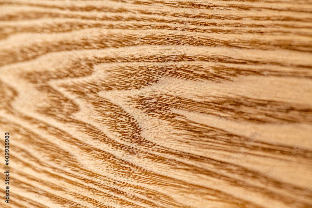 Pearlescent transparent paint polish. Close-up Oak Texture with natural ...