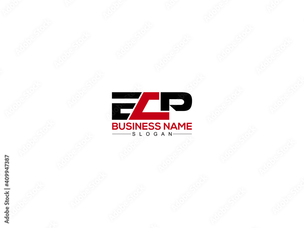 ECP Logo And Illustrations Design For Business Stock Vector | Adobe Stock