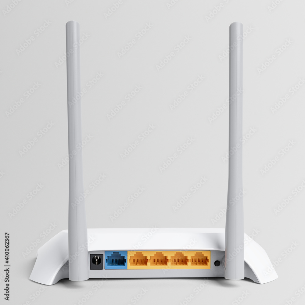 Wireless router mockup 5G network device Stock Photo | Adobe Stock
