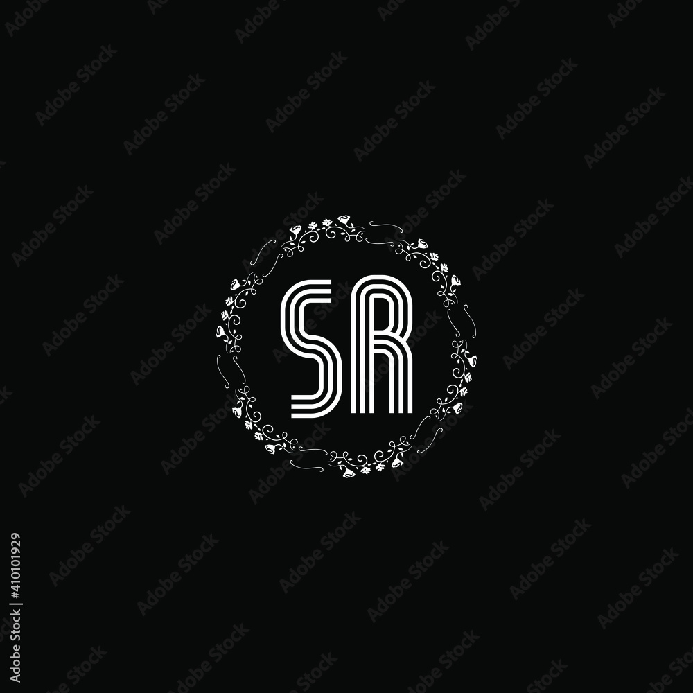 SR LOGO, SR ICON, SR VECTOR, SR LETTER, SR MINIMALIST, SR FLAT, SR ...