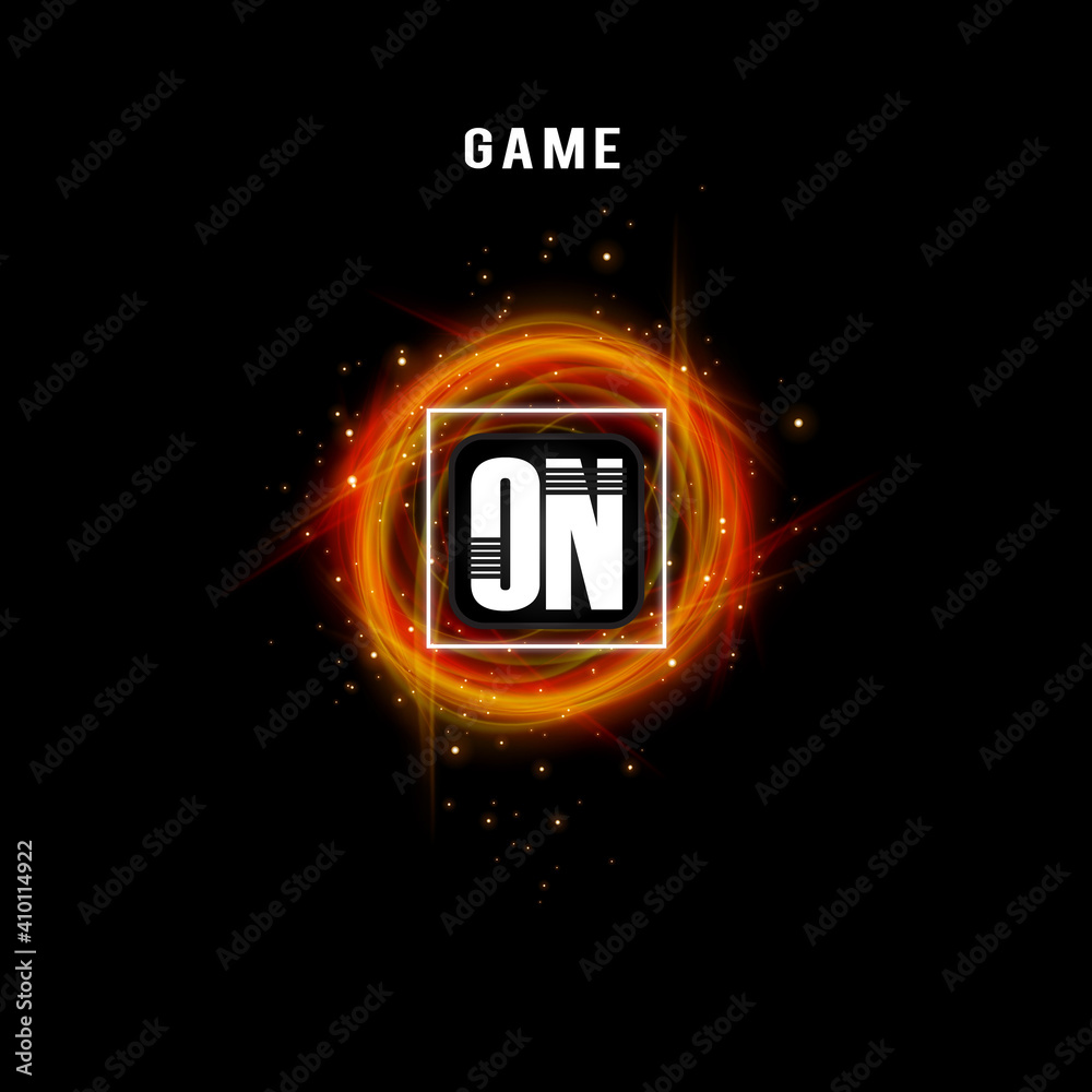 PLAY. Cool wallpapers with game elements and text. Dark backgrounds for ...