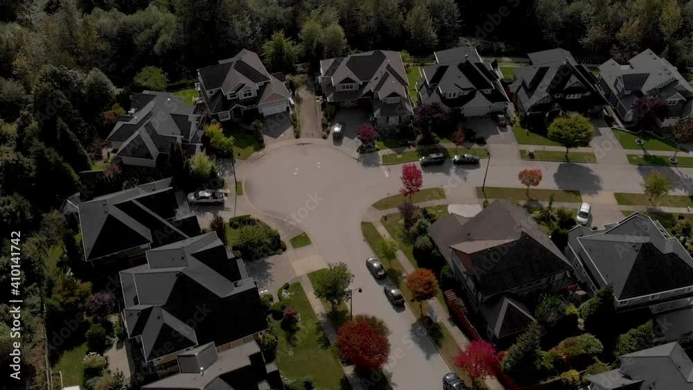 Drone 4K Footage Cloverdale Urban Housing for Middle Class Citizens ...