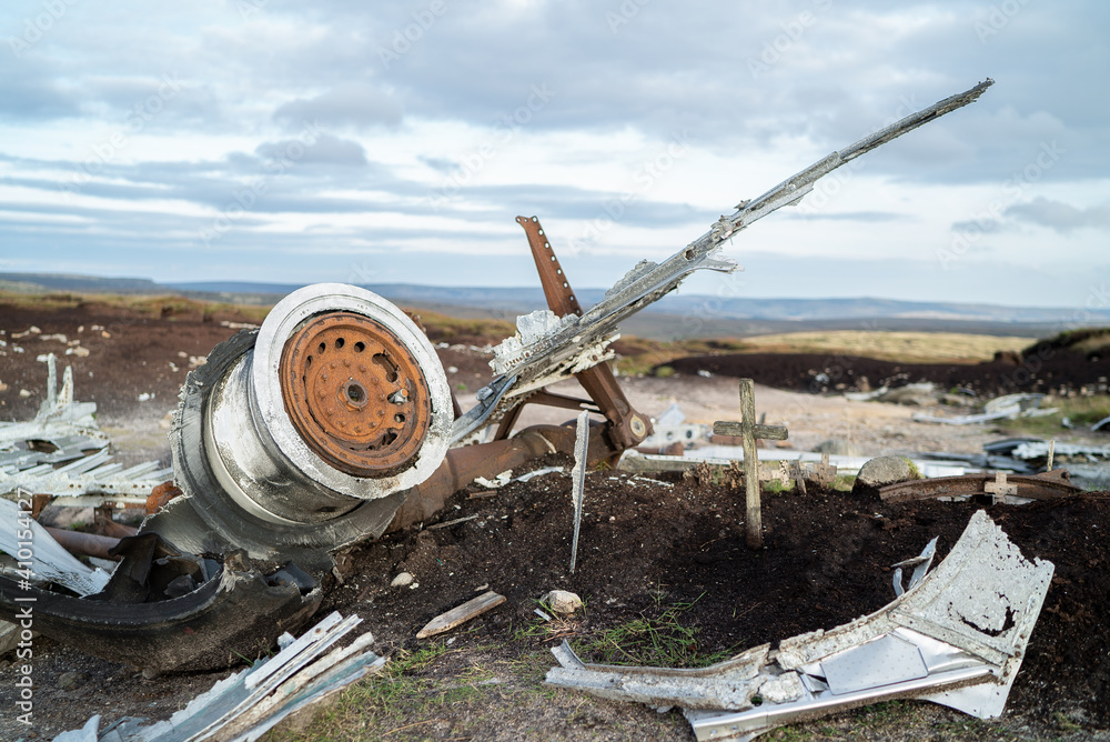 Abandoned B29 WW2 American AS Airforce Bomber Overexposed crash site on ...
