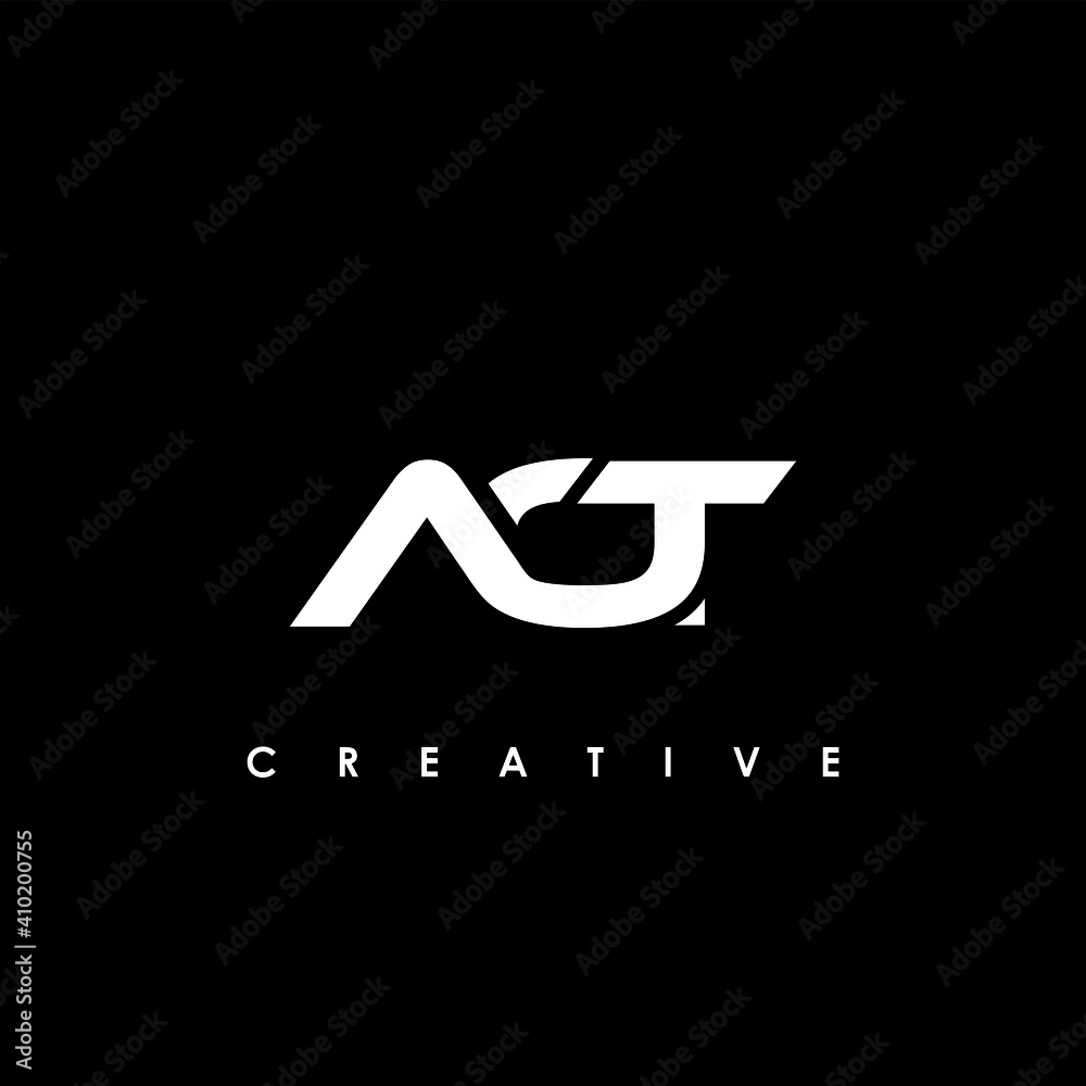 AOT Letter Initial Logo Design Template Vector Illustration Stock ...