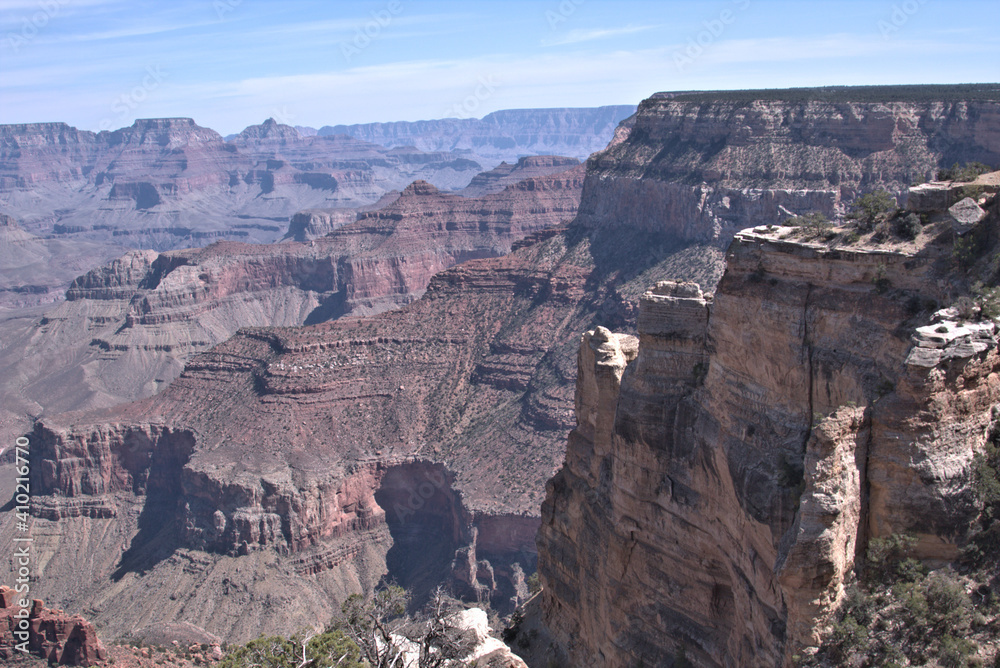 Colorado River cut thru the Plateau exposing 1.8 billion years of ...
