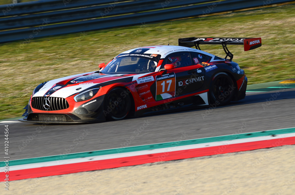 Italy 29 March, 2019: Mercedes-AMG GT3 of IDEC SPORT RACING France Team driven by Patrice ...