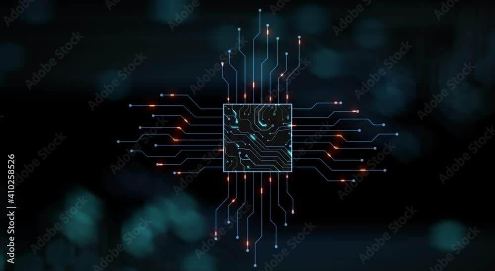 4K animation chip set cpu controller and print circuit for text or logo ...