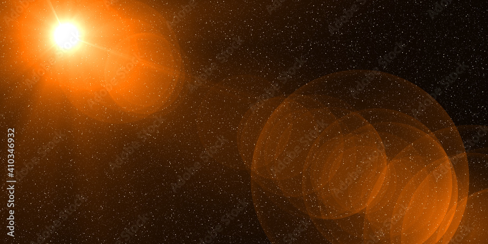 Light ray or sun beam vector background. Abstract gold light sparkle ...