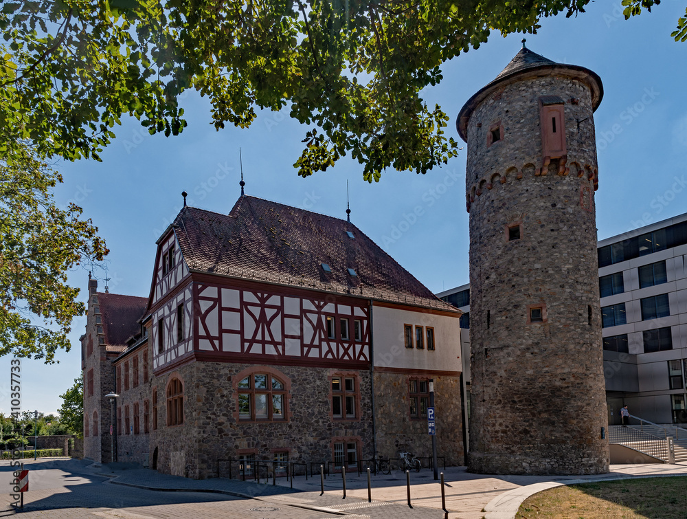 Altstadt von Dieburg in Hessen, Deutschland Stock Photo | Adobe Stock