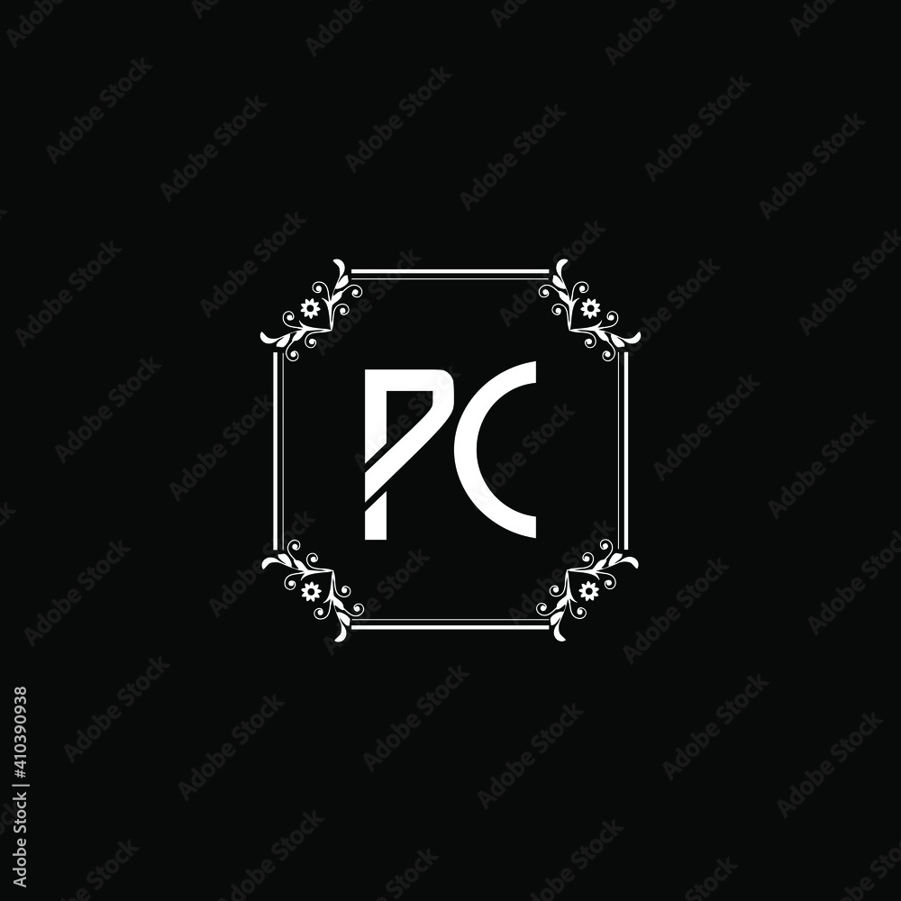 PC LOGO, PC ICON, PC VECTOR, PC LETTER, PC MINIMALIST, PC FLAT, PC ...