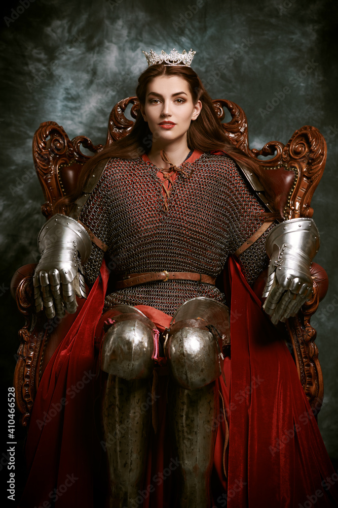 medieval queen warrior Stock Photo | Adobe Stock