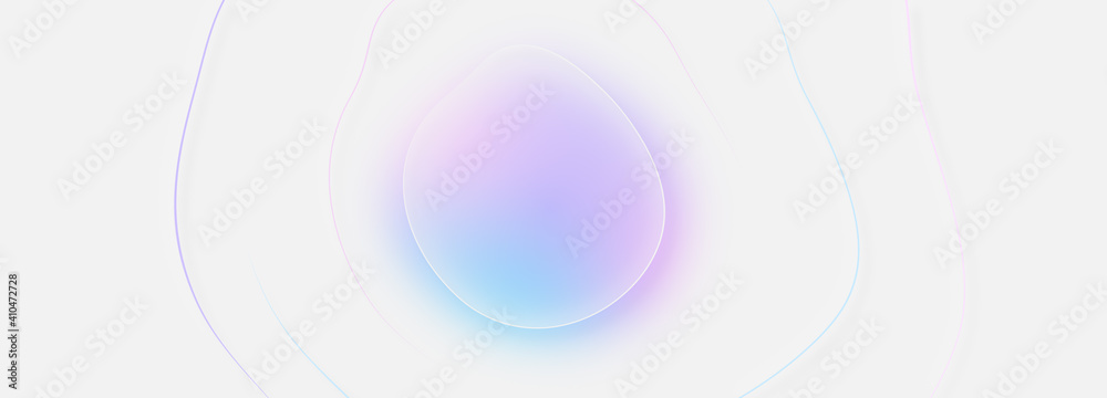 3d fluid creative background. Glassmorphism style new trend 2021 ...