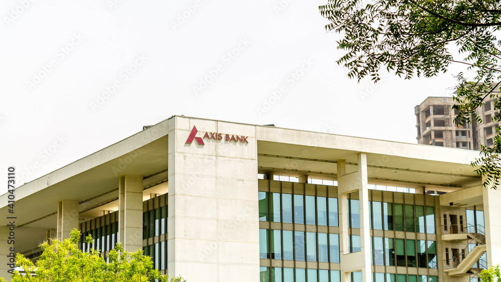 Corporate office building of Axis Bank which is the third largest of ...