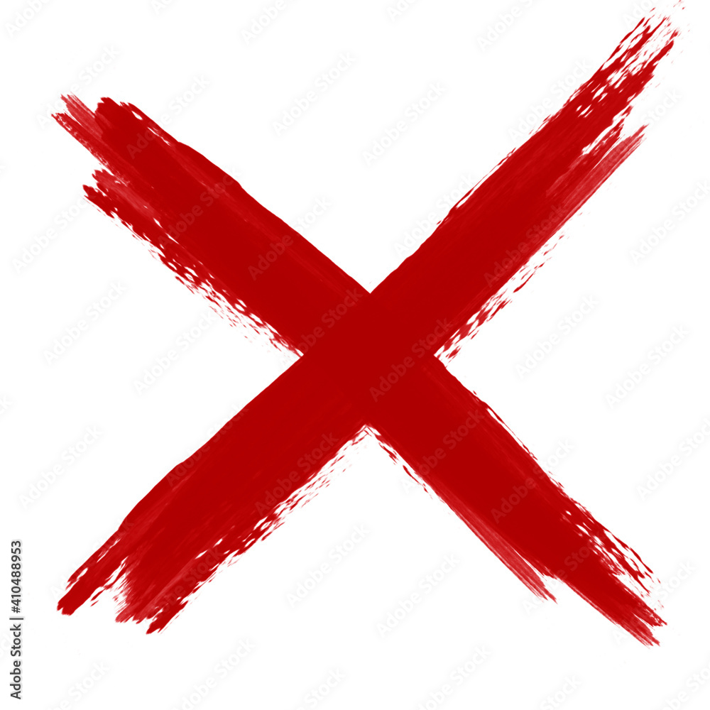 red cross vector on white Stock Vector | Adobe Stock