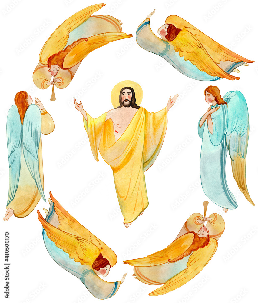 Jesus Christ And Angels