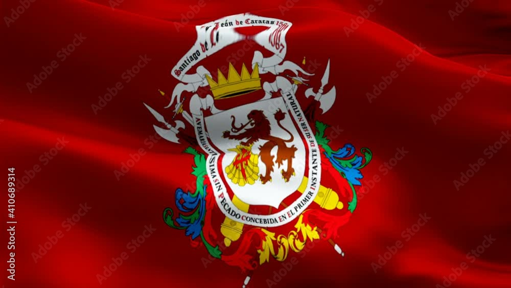 Caracas City waving flag. National 3d Caracas flag waving. Sign of ... Caracas City waving flag. National 3d Caracas flag waving. Sign of ...