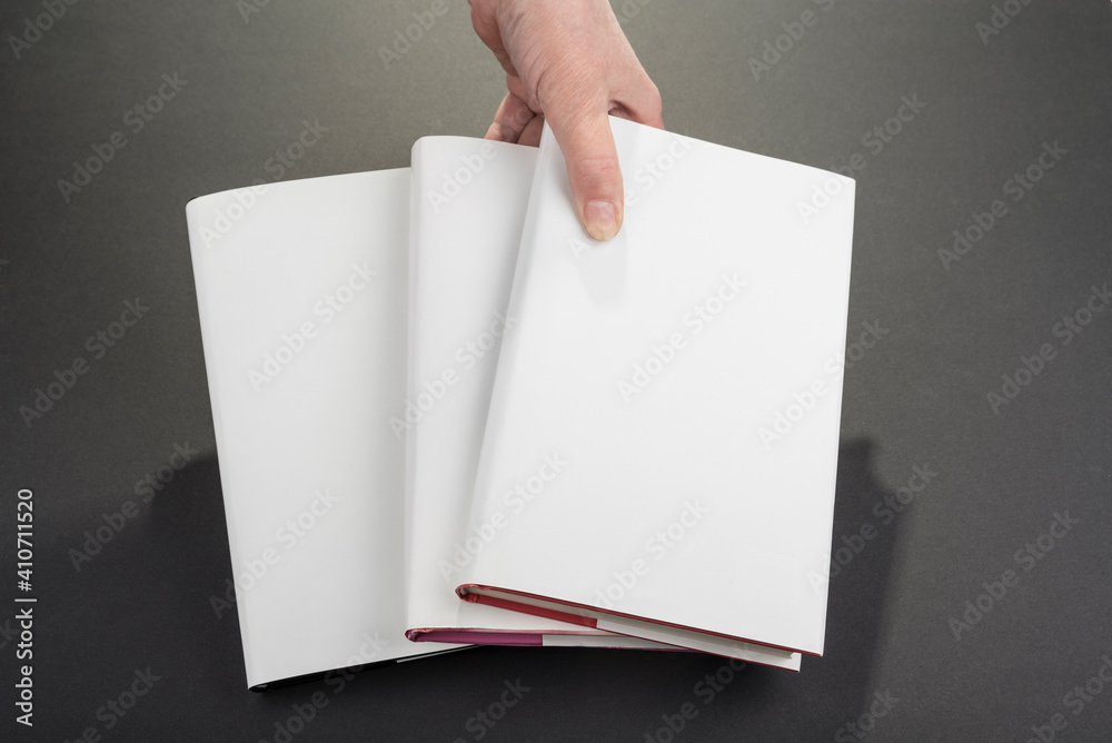Blank book covers to fill out your text Stock Photo | Adobe Stock