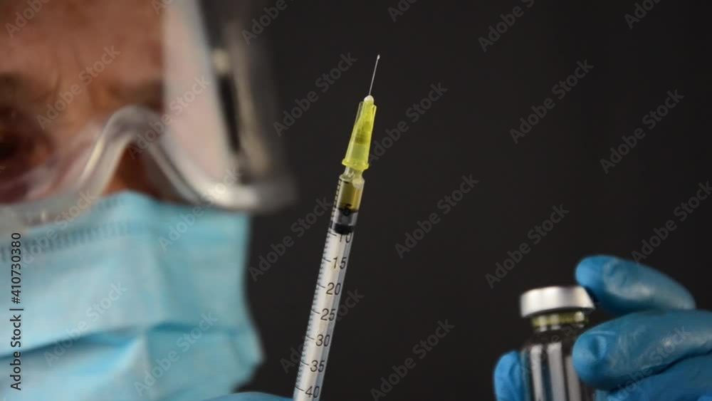 New vaccine against the British strain Covid-19.The concept of ...