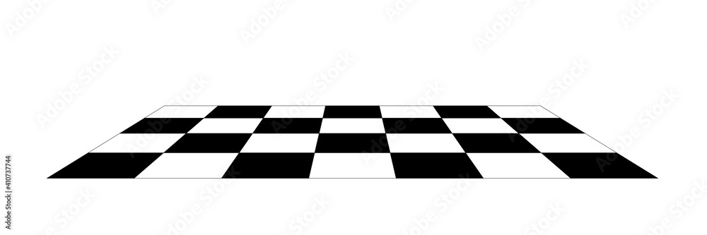 floor tile drawing, simple black and white checkered pattern ...