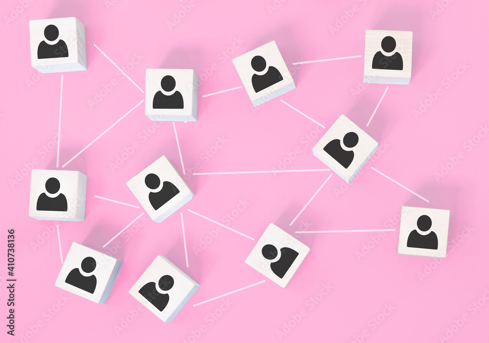 Organization structure, team building, business management or human ...