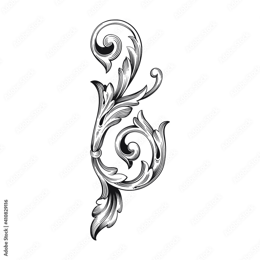 Victorian Scroll Border