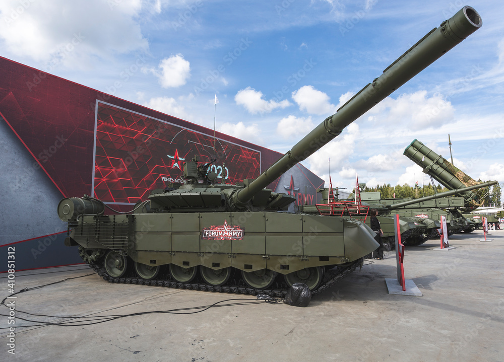 T-80BVM main battle tank at the International Military Forum "Army-2020 ...
