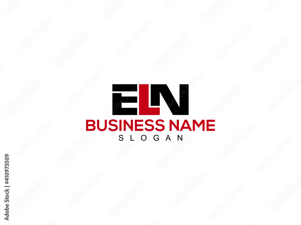 ELN Logo And Illustrations Design For Business Stock Vector | Adobe Stock