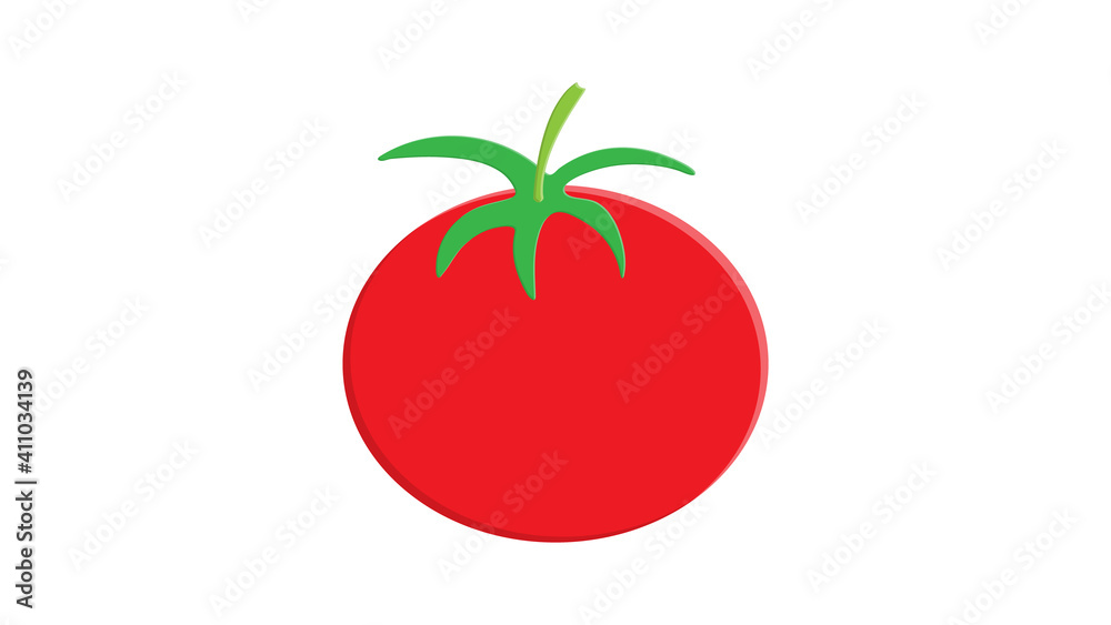 red tomato clip art isolated on white background, tomatos cartoon ...