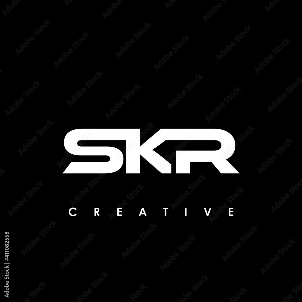 SKR Letter Initial Logo Design Template Vector Illustration Stock ...