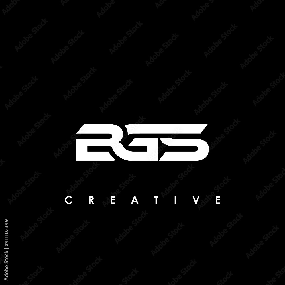 BGS Letter Initial Logo Design Template Vector Illustration Stock ...