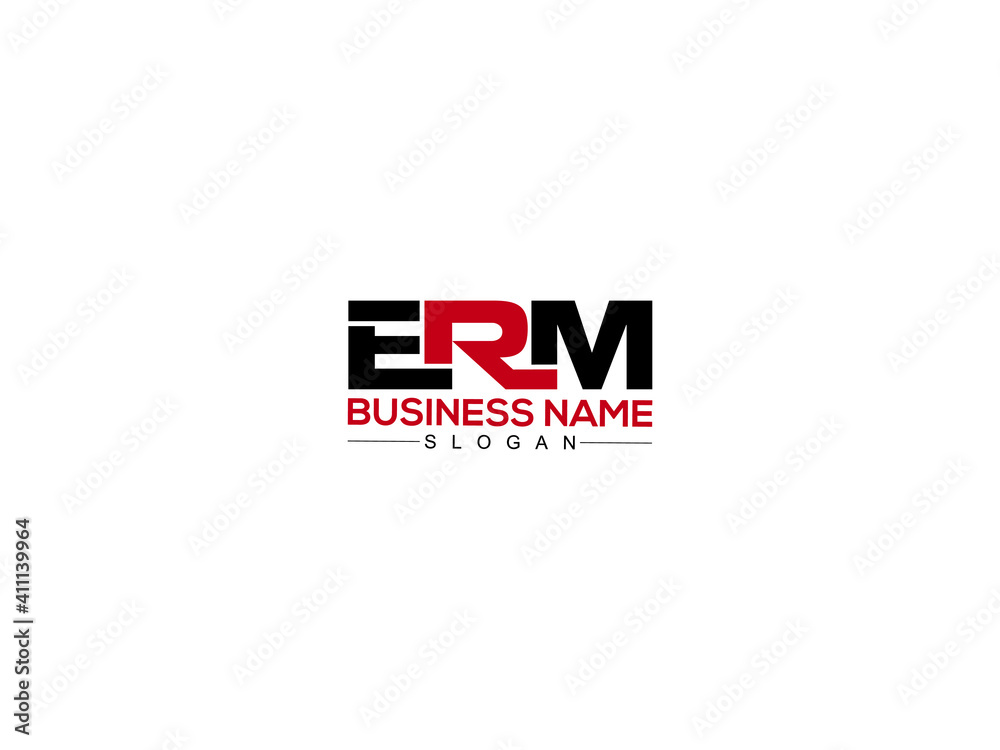 ERM Logo And Illustrations Design For Business Stock Vector | Adobe Stock