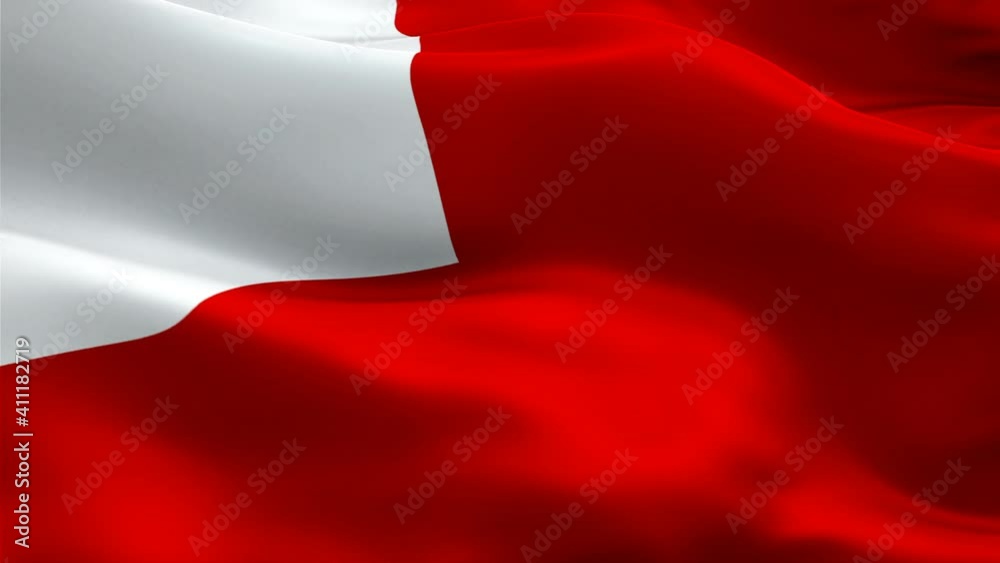 Abu Dhabi City flag waving in wind video footage Full HD. Realistic Abu ...