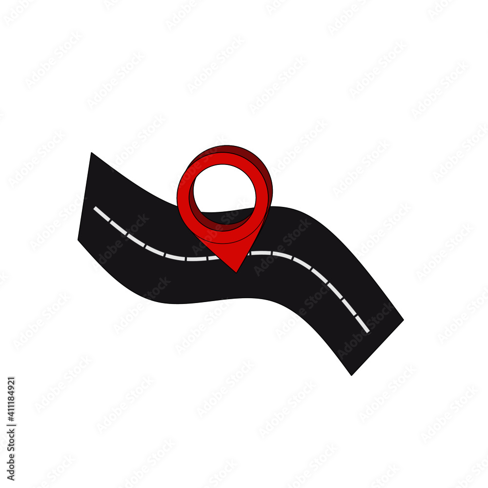 Map road symbols