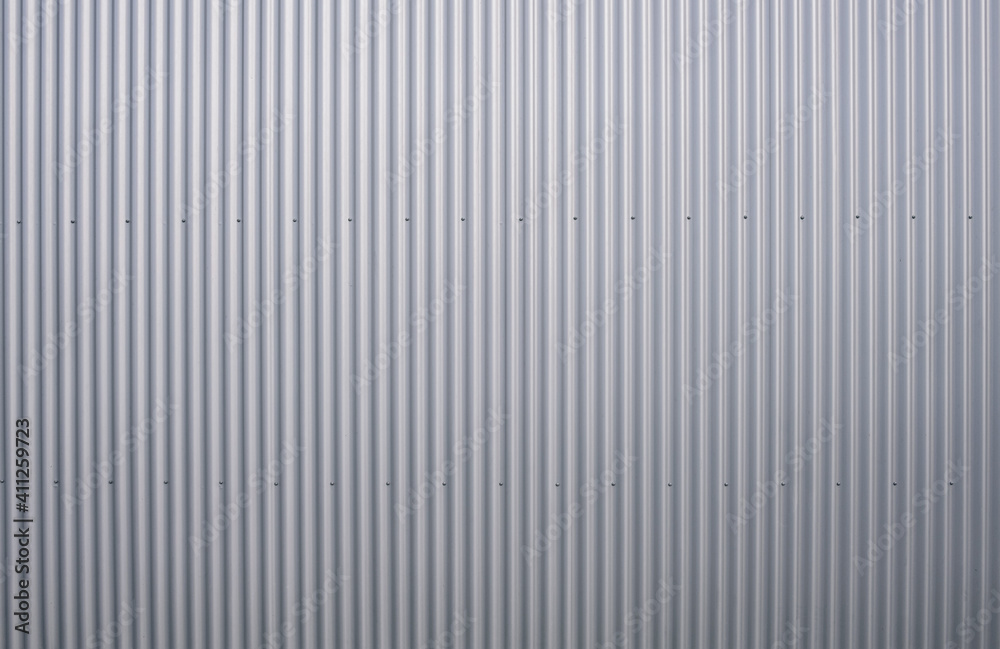 Texture of a corrugated sheet metal aluminum facade Stock Photo | Adobe ...