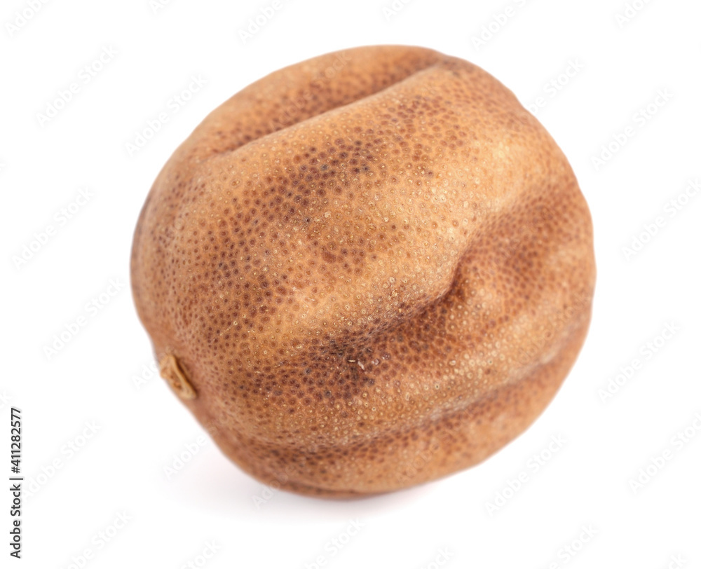 Sun Dried Lime. Dry Lemon (Limu Omani) Isolated on White Background ...