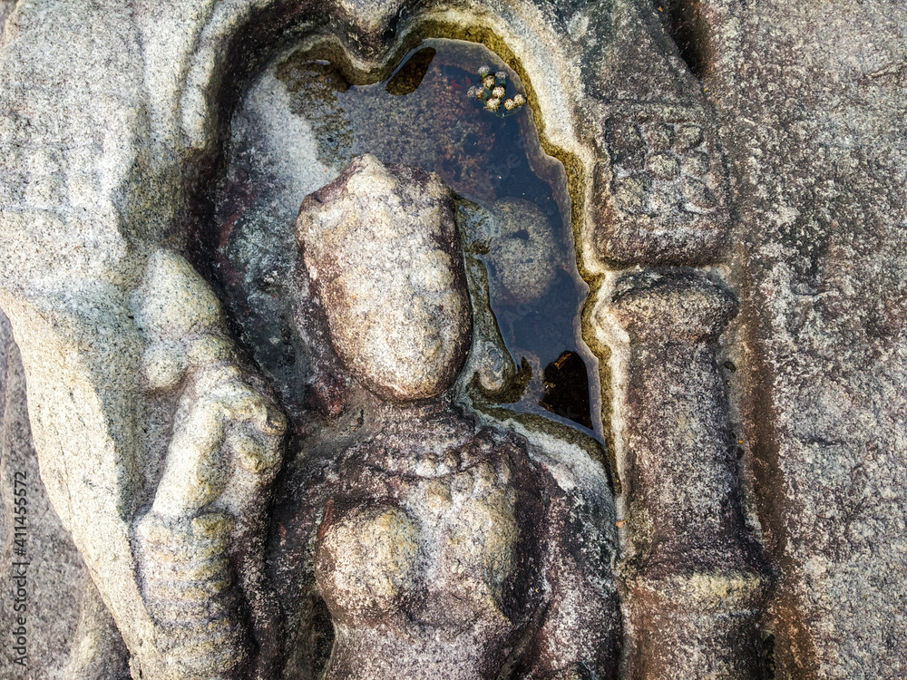 Beautiful interior of the Temple of Bamuni hill of Tezpur, India ...