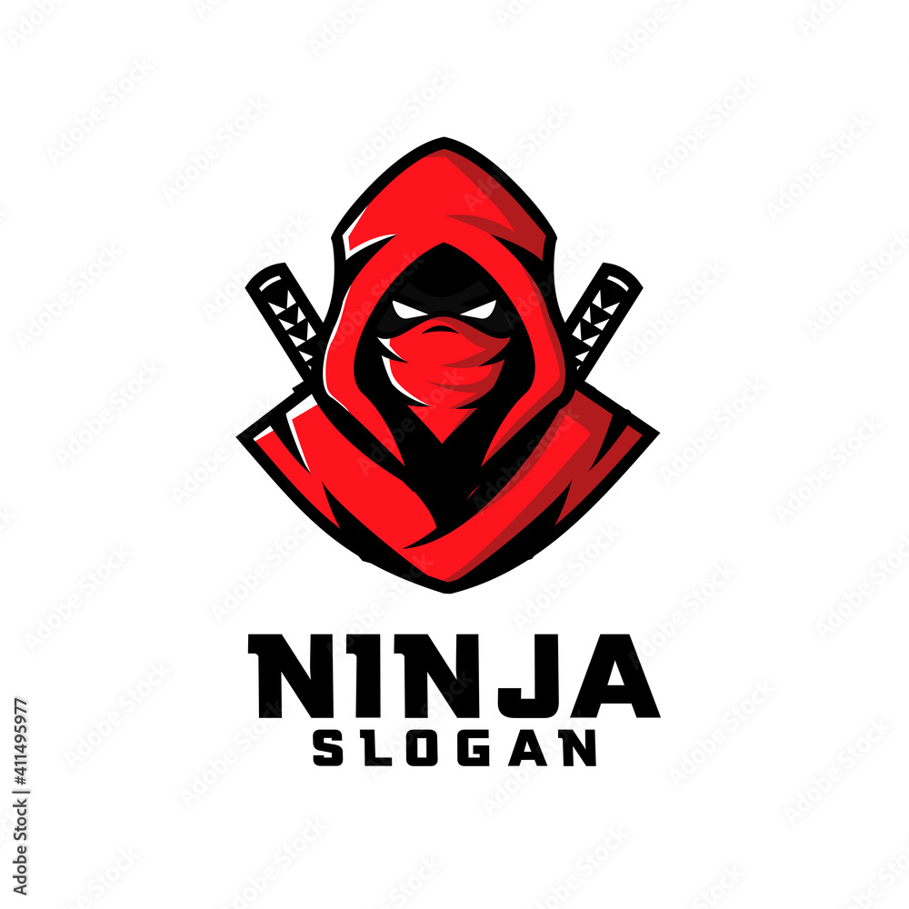 Ninja Face Vector