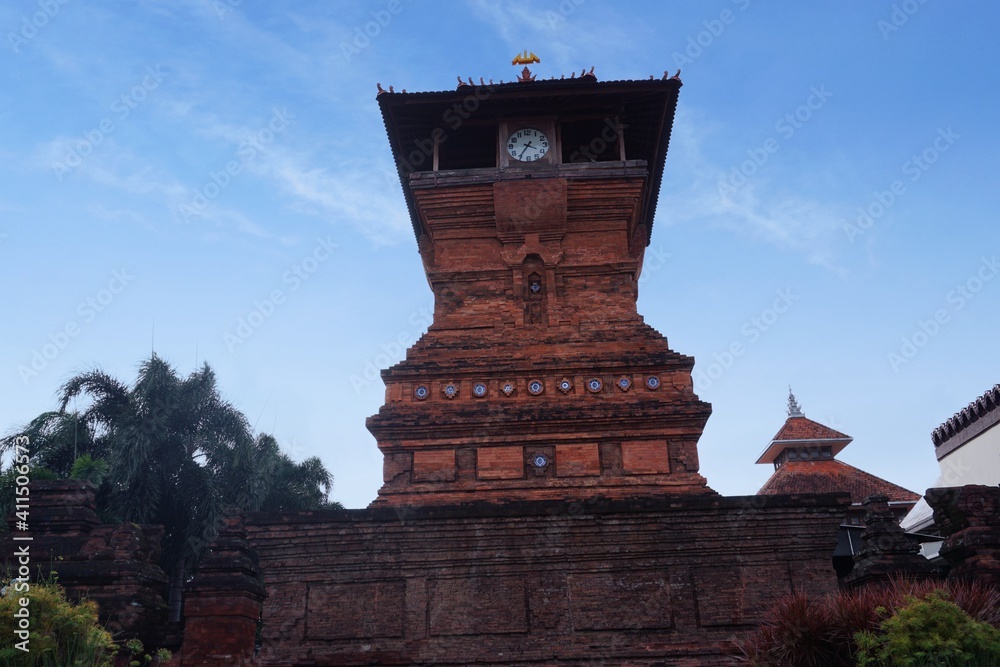 Kudus, 09.01.21; The holy tower is a historical building with an ...