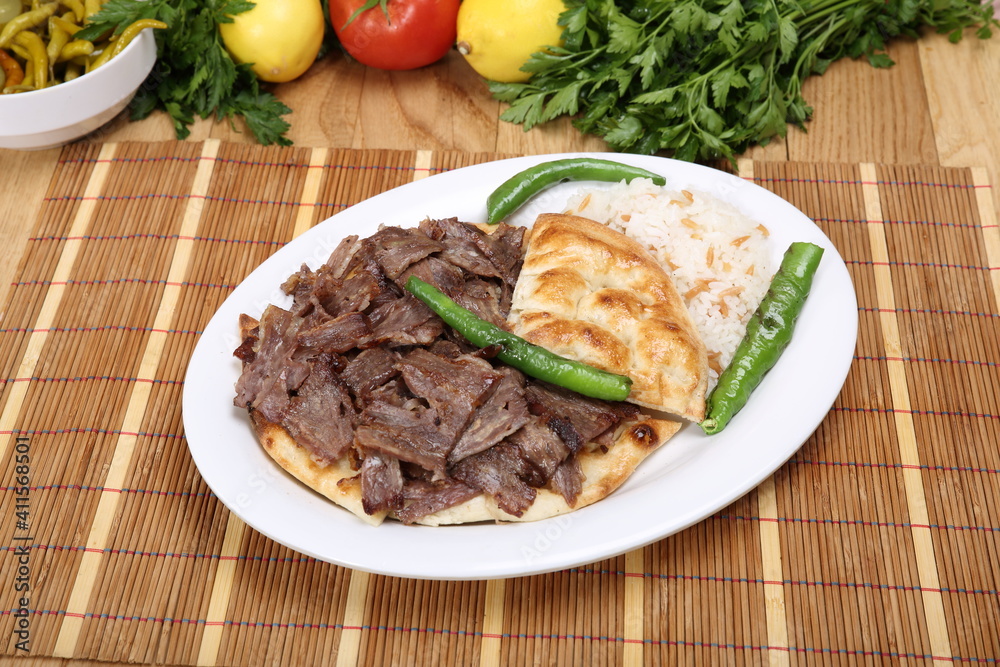 Döner Kebap, Türk Döneri, Et döner, Yaprak Döner, Turkish Doner Kebab ...