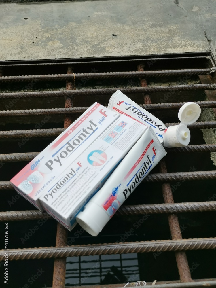 Perak, Malaysia. February 8,2021: Pyodontyl Plus-F is reliable ...