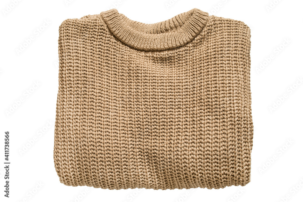 Folded sweater isolated Stock Photo | Adobe Stock